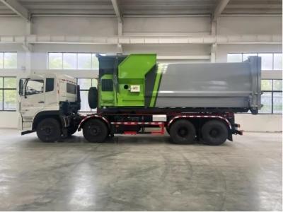 China Swing Removable Hook Roll Arm Skip Loader Compactor Garbage Truck with Manual Transmission Type for sale