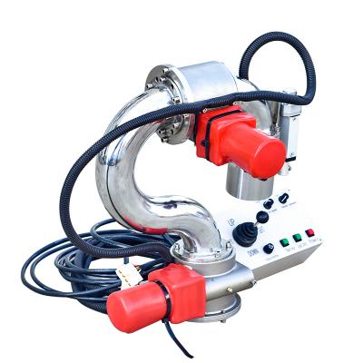 China Electric Control 24V High Flow Stainless Steel 304 Long Range Remote Control Fixed Water Truck Water Cannon Customized for sale