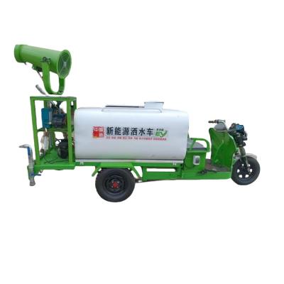 China Pure Electric Energy Type Multi Function Dust Suppression Spraying Vehicle Green Belt Lawn Three Wheel Sprinkler for sale