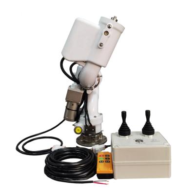 China 1100LPM High Flow Fixed Electric Water Cannon with Remote Control and Working Pressure Range 0.5Mpa Electric Supply Fixed for sale