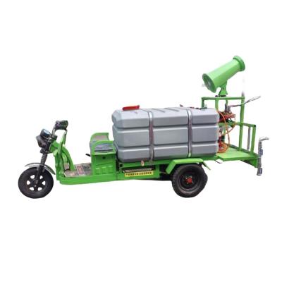 China Electric Sprinkler Truck for Pure Electric Garden Dust Removal and Environmentally Friendly Fog Cannon for sale