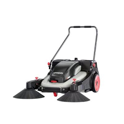 China Pure Electric Energy Type Hand Push Multi-Function Power Tiller Cleaning Machine Home Floor Scrubber Sweeper for sale