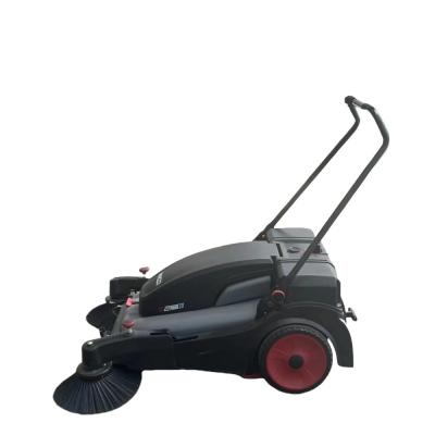 China Pure Electric Hand Push Sweeper Machinne With Cabin for sale