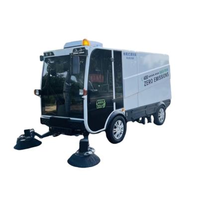 China Pure Electric Four Wheel Multifunctional Sweeper With Large Capacity Dustbin for sale