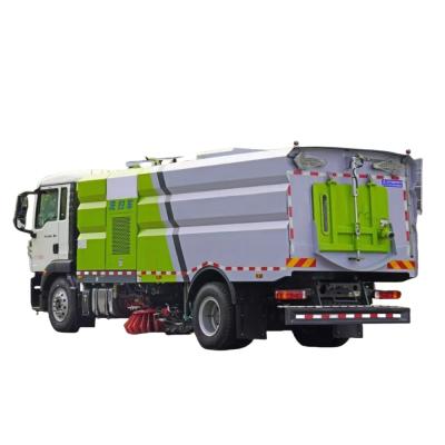 China Manual Transmission Road Sweeper Truck 16 Cubic Meter Dongfeng Tianjin For Road And Street for sale