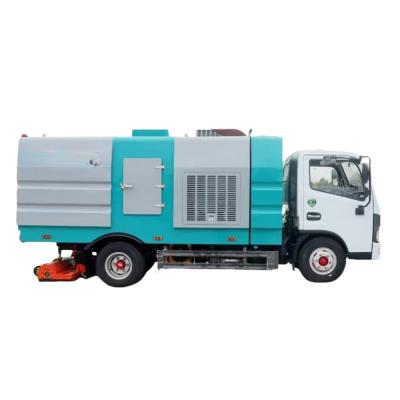 China EURO 5 Sanitation Cleaning Truck Diesel Truck Mounted Street Sweeper Vacuum Truck for sale