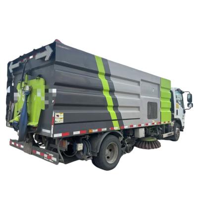 China EURO 5 Emission Standard Isuzu High Pressure Road Washing and Sweeping Truck Vacuum Road Sweeper Cleaning Truck Diesel Fuel Type for sale