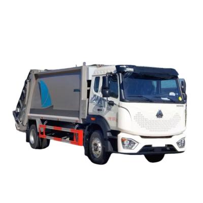 China 15 Ton Household Waste Compaction Vehicle Design HOWO Compactor Garage Truck EURO 5 Emission Standard for sale