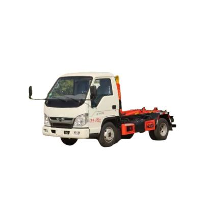 China Customizable Garbage Bins with EURO 5 Emission Standard Foton Diesel Car Detachable Garbage Truck Contact Information for sale