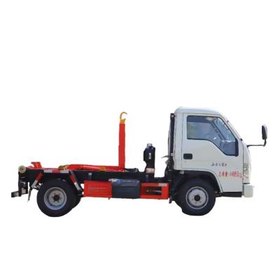 China Fukuda Small Card Hook Arm Garbage Truck Gross Vehicle Weight 4459 Diesel Purchase Various Compressed Garbage Containers for sale