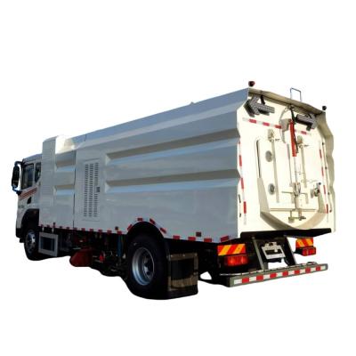 China Dongfeng High Pressure Pure Suction 15m3 Electric Road Sweeper Truck for 18000 Gross Vehicle Weight for sale