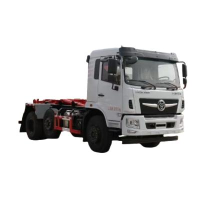 China Diesel Fuel Type EURO 5 Emission Standard 6x2 Hook Lift Garbage Truck with Multi-purpose Arm for sale