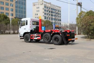 China Manual Transmission Customized Hook Arm Garbage Truck Upper Body for Hook Lift Garbage Collection System for sale