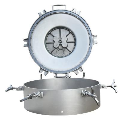 China Stainless Steel Six-Claw Quick-Open Explosion-Proof Manhole Cover for Fuel Tanker Working Voltage / ODM Customized Support for sale