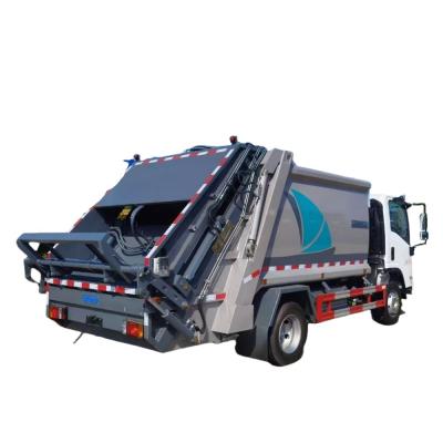 China EURO 5 Emission Standard Qingling 6 Square Compression Garbage Truck for Property Waste Removal and Municipal Waste Transfer for sale