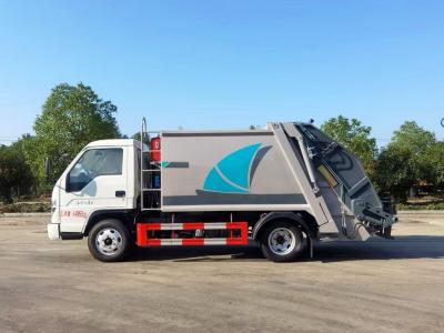 China Foton Small Card Star 4 square Compression Garbage Truck for Garbage Cleaning and Transfer Gross Vehicle Weight 18000 for sale