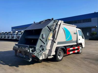 China Foton Small Card Star 4 square Compression Garbage Truck for Garbage Cleaning and Transfer Gross Vehicle Weight 18000 for sale