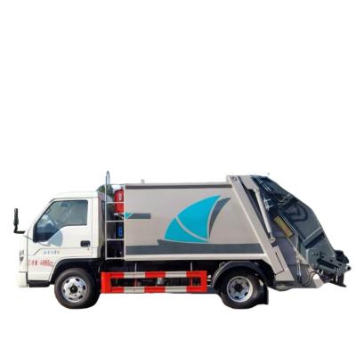 China 4x2 6 Wheels 5cbm Foton Mini Garbage Compression Truck with Manual Transmission and EURO 5 Emission Standard for sale