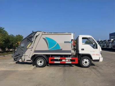 China 4x2 6 Wheels 5cbm Foton Mini Garbage Compression Truck with Manual Transmission and EURO 5 Emission Standard for sale