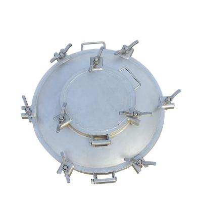 China 304 Stainless Steel Quick Opening Manhole Covers for Chemical Vehicles Manufactured by Professional Suppliers for sale