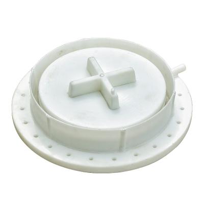China Chemical Truck White Full Plastic Manhole Cover The Ultimate Solution for Checking Tank Condition for sale