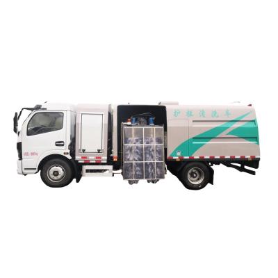 China Eco-Friendly Pure Electric Guardrail Cleaning Vehicle 18000 Gross Vehicle Weight for Seamless Highway Barrier Maintenance for sale