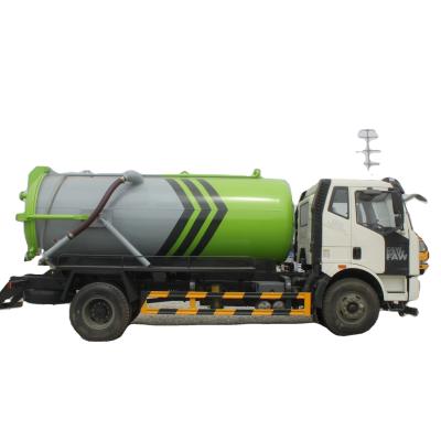 China 18000kg Jiefang J6L Sewage Suction Truck Vehicle Diesel Manual Transmission for sale