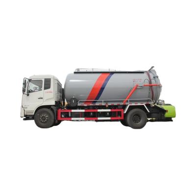 China Dongfeng 4x2 Cleaning Suction Truck Manual Transmission Gross Vehicle Weight 18000 for sale