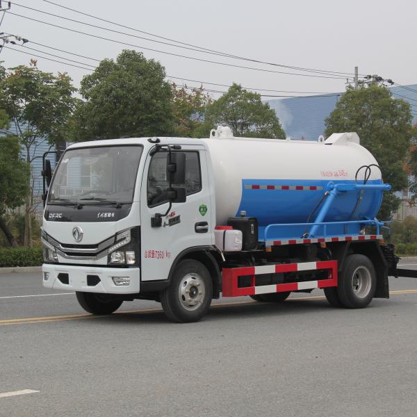 Quality Gasoline Fuel Type Sanitation Cleaning Truck Waste Management Sewage Suction Truck for sale