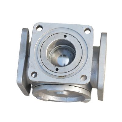 China 4-Way Tee Ball Valve Stainless Steel Customized Support for Open and Close of Pipeline for sale