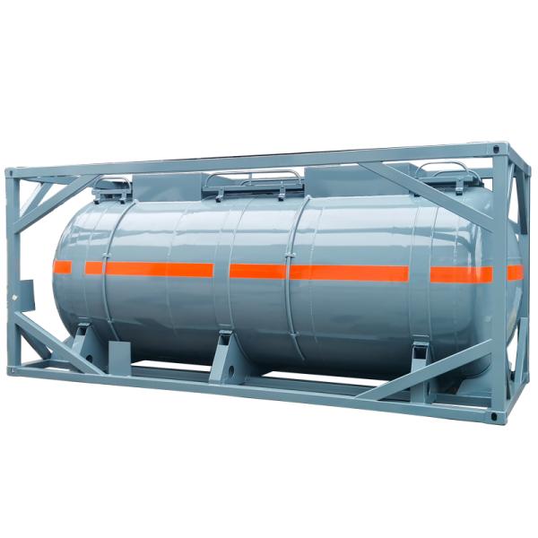Quality Customized 20 Feet Tank Container Pure Aluminum Tank Container For Transportation for sale
