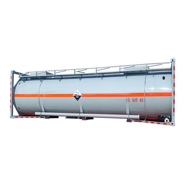 Quality 30 Feet Stainless Steel ISO Tank Container For Transportation Corrosion Preventive for sale