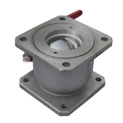 Cina Valvola a sfera quadrata manuale in lega di alluminio da 2 pollici per autocisterne personalizzata, supporto OEM e accettazione OEM in vendita