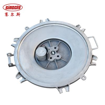 Cina Olio di combustibile leggero applicabile in acciaio inossidabile a sei artigli a prova di esplosione Copertura del pozzo di manovra ad apertura rapida con flangia per serbatoio in vendita