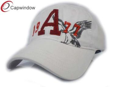 Cina Berretti da baseball pesanti delle signore dei cappelli di baseball di golf della saia del cotone con il modello stampato del falco in vendita
