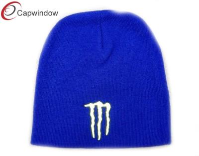 Cina Cappelli acrilici di inverno del Beanie di 100% con il logo piano del ricamo sulla parte anteriore in vendita