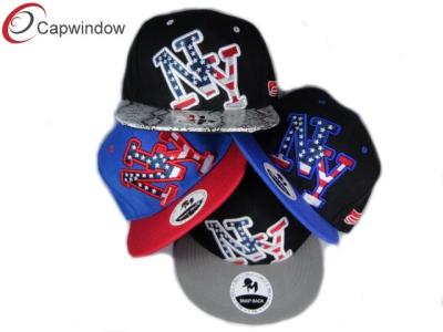 Cina Berretti da baseball acrilici operati di Snapback con la fascia di rinforzo cotone pesante in vendita