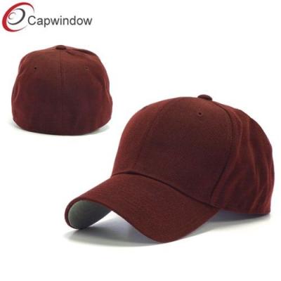 Cina Miscela costruita del poliestere della lana di stile misura rosso dei cappelli di baseball PRO in vendita