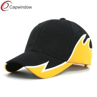 Cina Laterale cappelli di baseball misura doppia fiamma costruiti con cotone spazzolato pesante in vendita