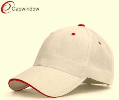 中国 サンドイッチ バイザー、余暇の野球帽が付いている普及した綿の野球帽 販売のため