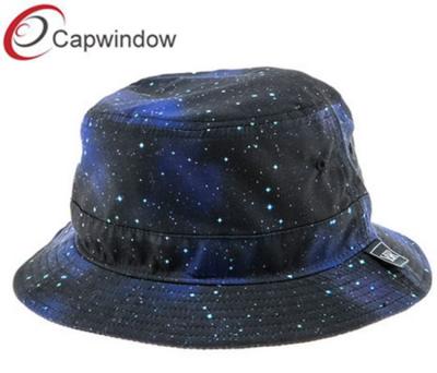 China Sombrero de moda joven del cubo del pescador de la impresión de la galaxia con la tela de algodón en venta