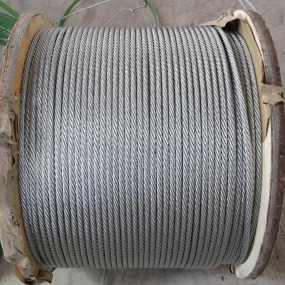 China 6x12+7FC Galvanized Steel Wire Rope 6mm 8mm 10mm 12mm For Tying Towing Light Load Agriculture for sale