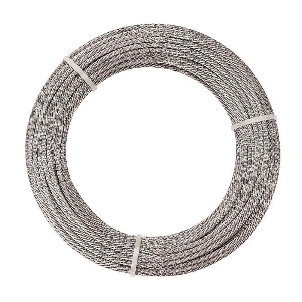 Quality SUS304 316 Stainless Steel Wire Rope 1.5mm 2.0mm 2.5mm 1x19 Stainless Steel Cable for sale