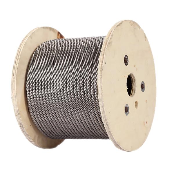 Quality 0.3mm-6mm Stainless Steel Wire Rope 1x7 For Hanging Traction / Guardrail for sale