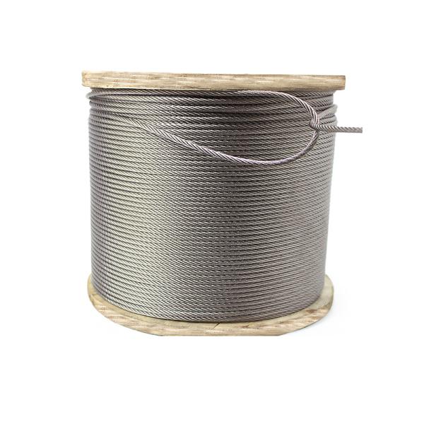 Quality 304 316 Stainless Steel Wire Rope 6mm 7x19 8mm 10mm 12mm Stainless Steel Wire Cable for sale