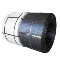 Quality 9.53mm 12.7mm 15.2mm 7 Wire PC Steel Strand Low Relaxation For Bridge for sale