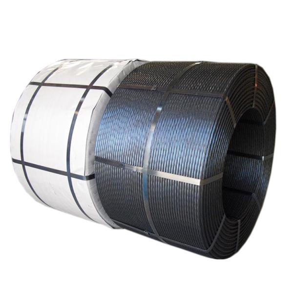 Quality 9.53mm 12.7mm 15.2mm 7 Wire PC Steel Strand Low Relaxation For Bridge for sale