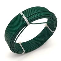 Quality Green 1mm 2mm Plastic Coated Garden Wire , PVC Coated Tie Wire Strap Bonsai for sale