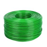 Quality Green Plastic Coated Steel Wire Rope 4mm 5mm 6mm PVC Coated Stainless Steel Wire for sale