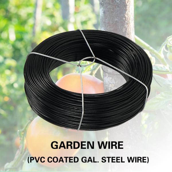 Quality 1mm 2mm 15m Plant Twist Tie Garden Wire Green Coated String Diy For Garden Training for sale